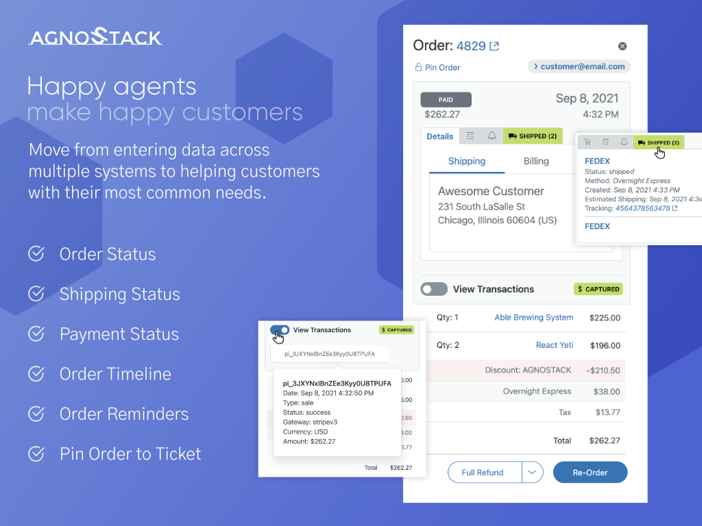 Shopify Premium for Zendesk App Integration with Zendesk Support